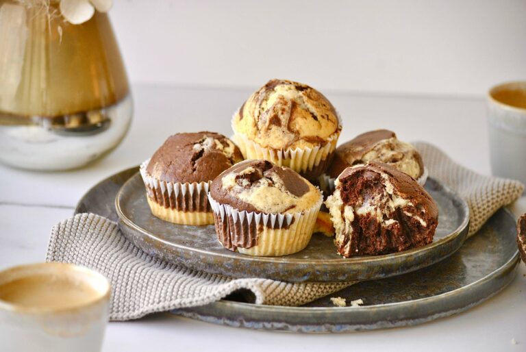 einfaches Marmor Muffins Rezept